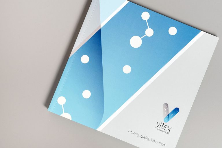 Vitex Pharmaceuticals — Brand Identity & Print Design