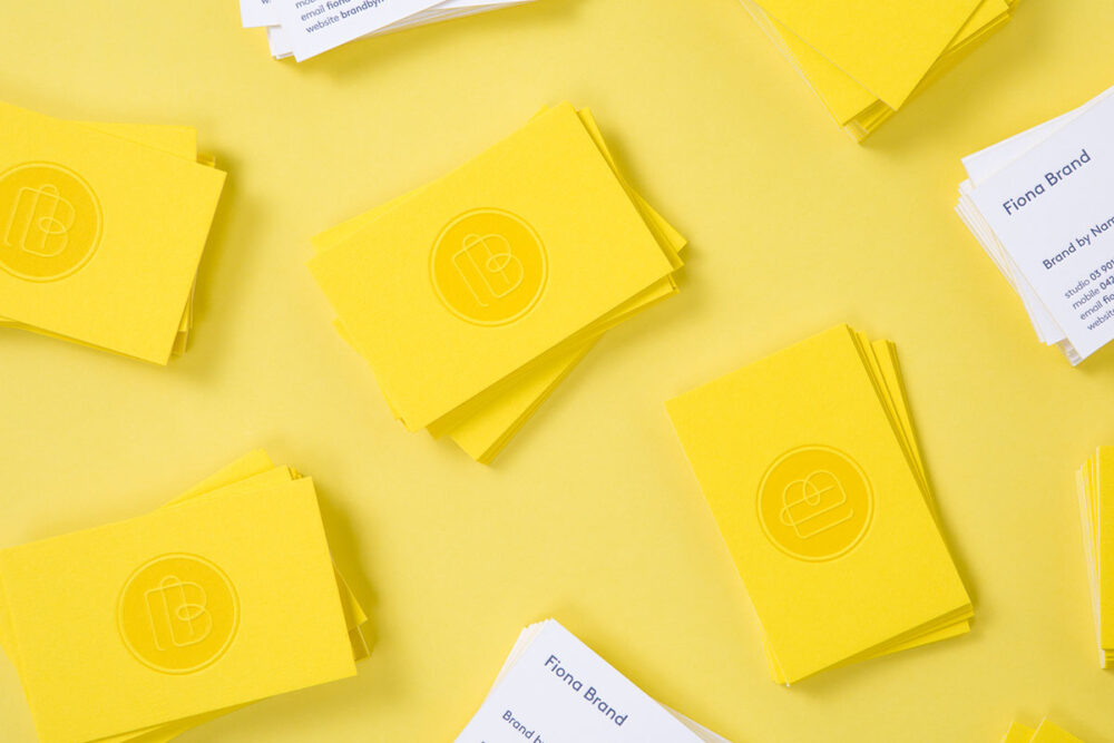 A peek into Brand By Name’s business cards - Brand by Name